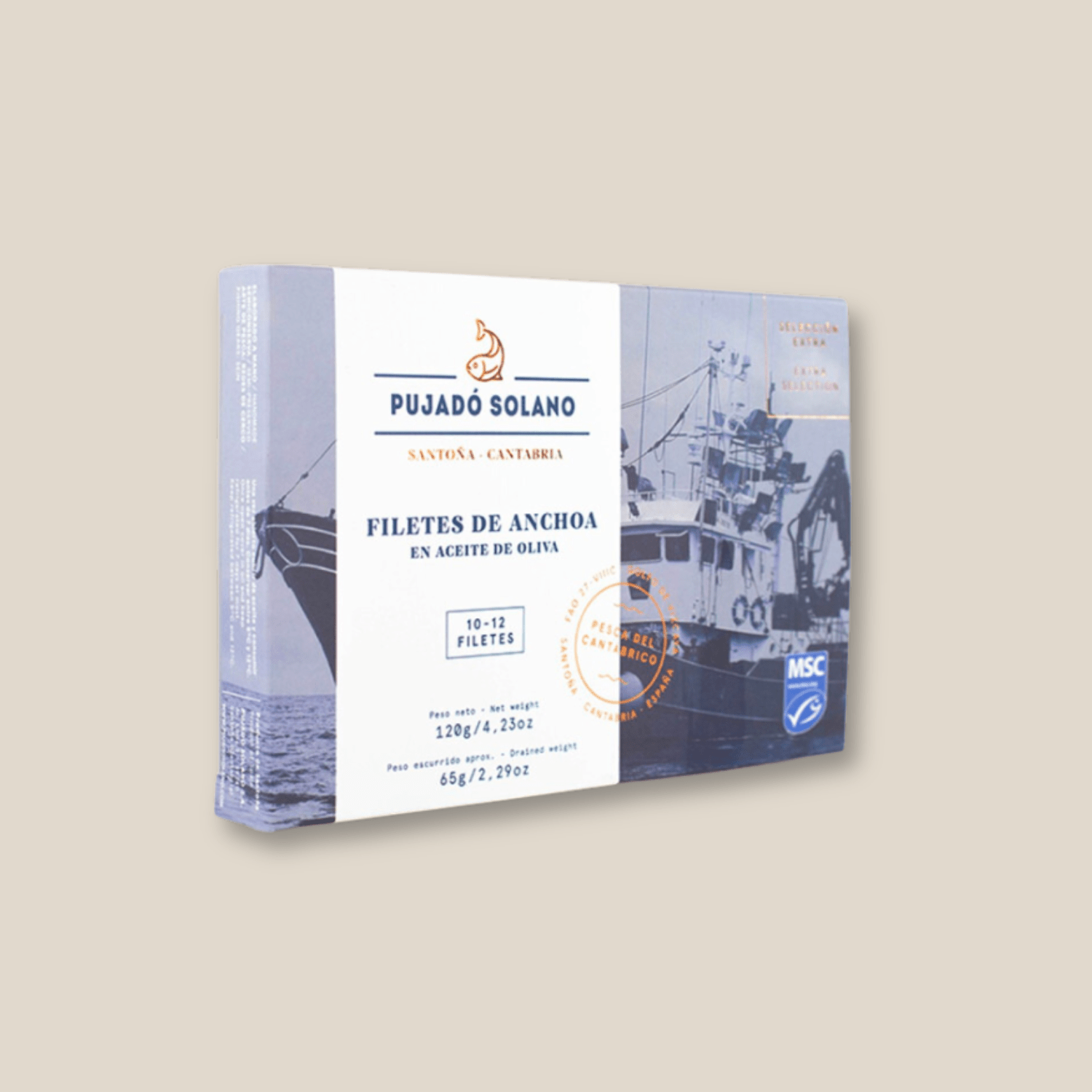 Pujado Solano Cantabrian Anchovies, Seleccion Extra (10 - 12 Fillets ...