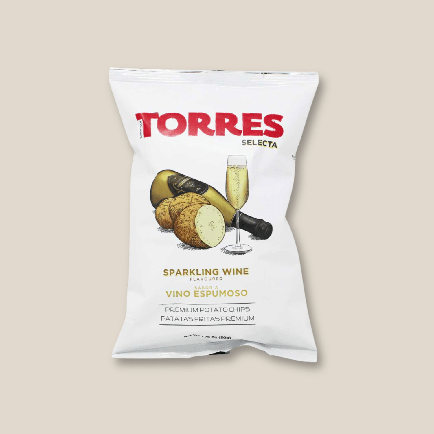 Torres Sparkling Wine Potato Chips, Small (50g) – The Spanish Table